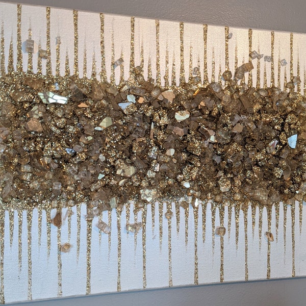 Abstract Glitter Painting - Etsy