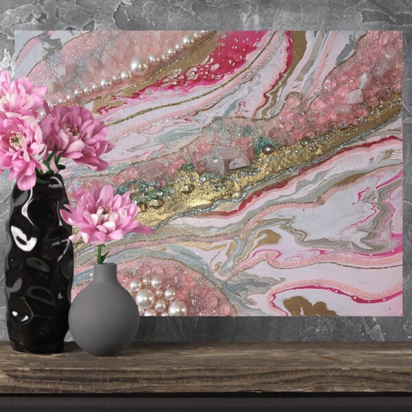 Geode Painting - Etsy