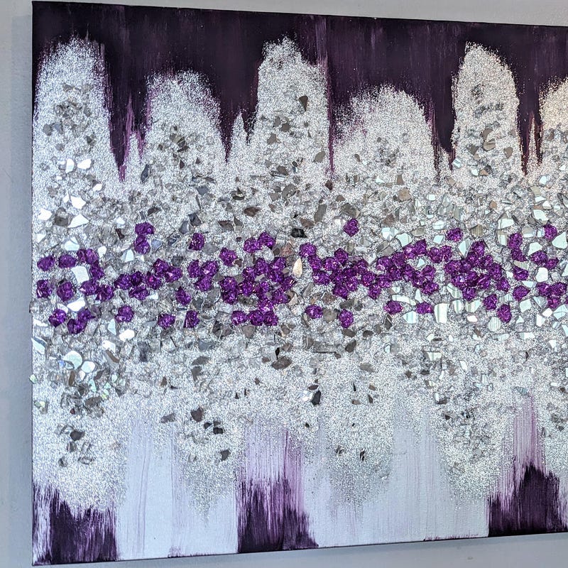 Deep Purple Glass - Etsy