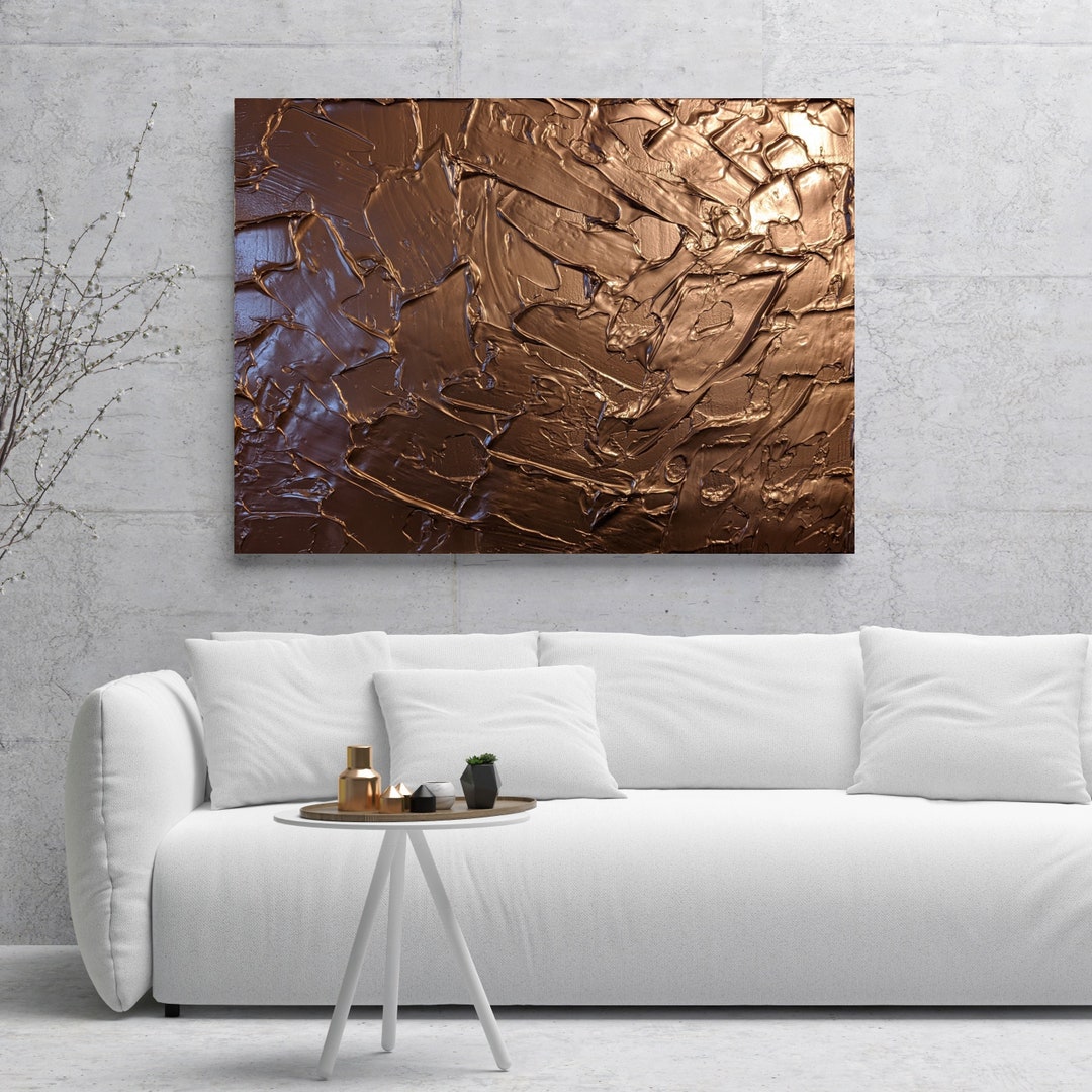 Copper Painting, Texture Painting, Textured Painting, Minimalist Art ...