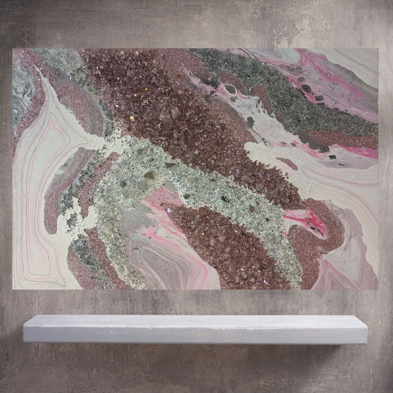 Geode Painting - Etsy