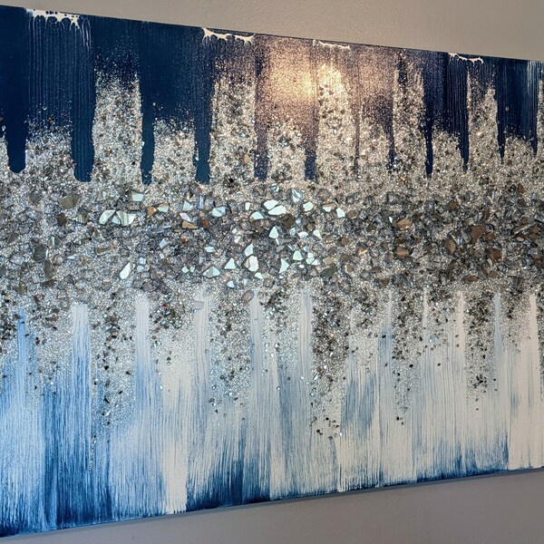 Cobalt Blue Wall Art - Etsy