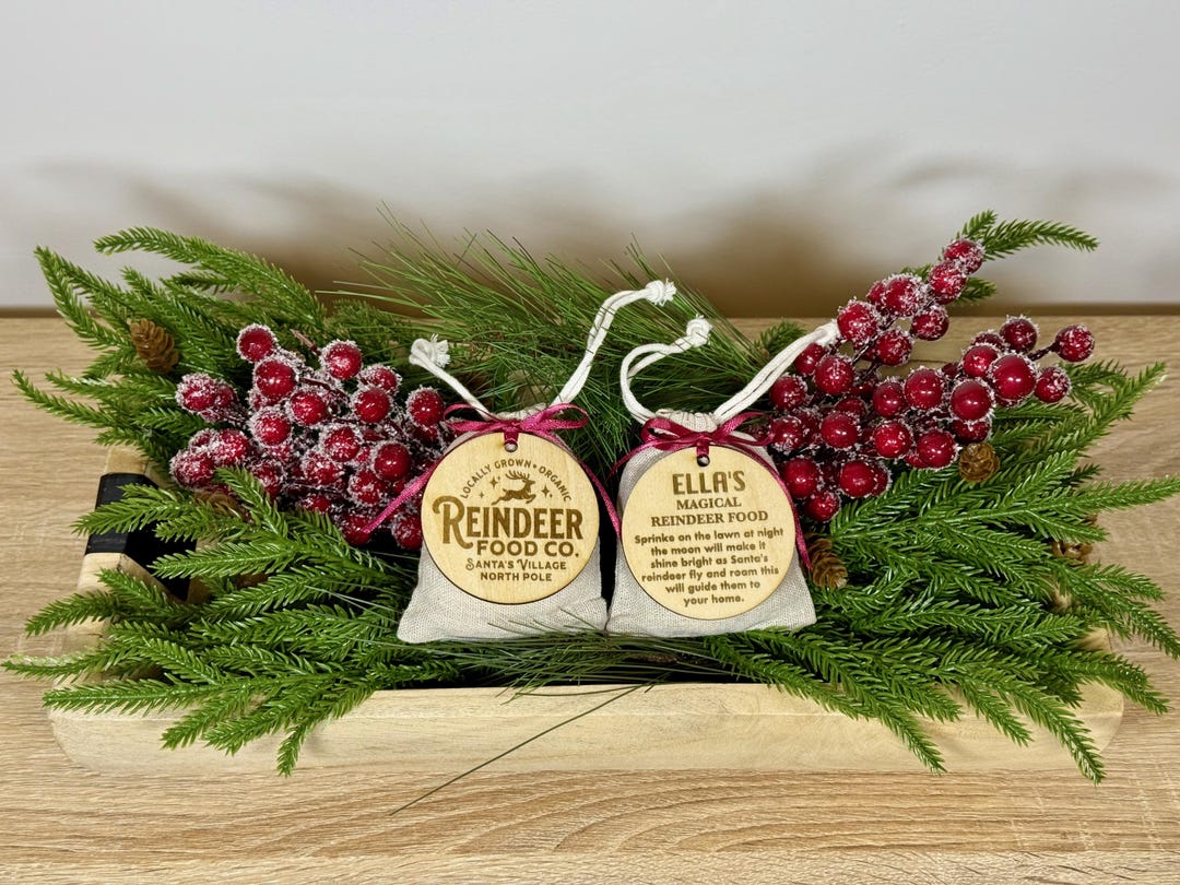 Personalized Reindeer Food | Magical Reindeer Dust | Christmas Eve ...
