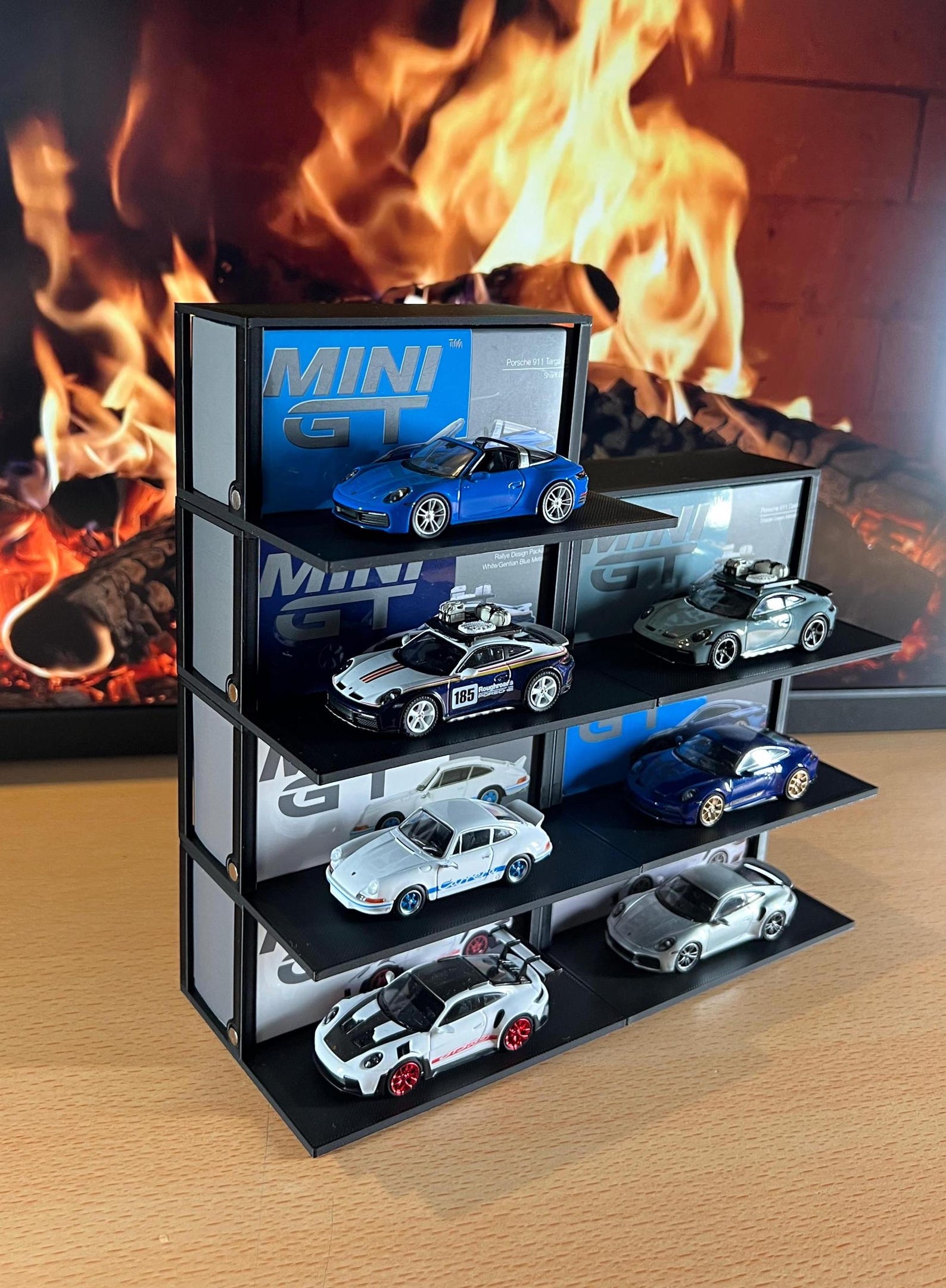 4 Pcs. Magnetic Stand 1/64 Mini GT, Hot Wheels, Matchbox & Diecast Car ...