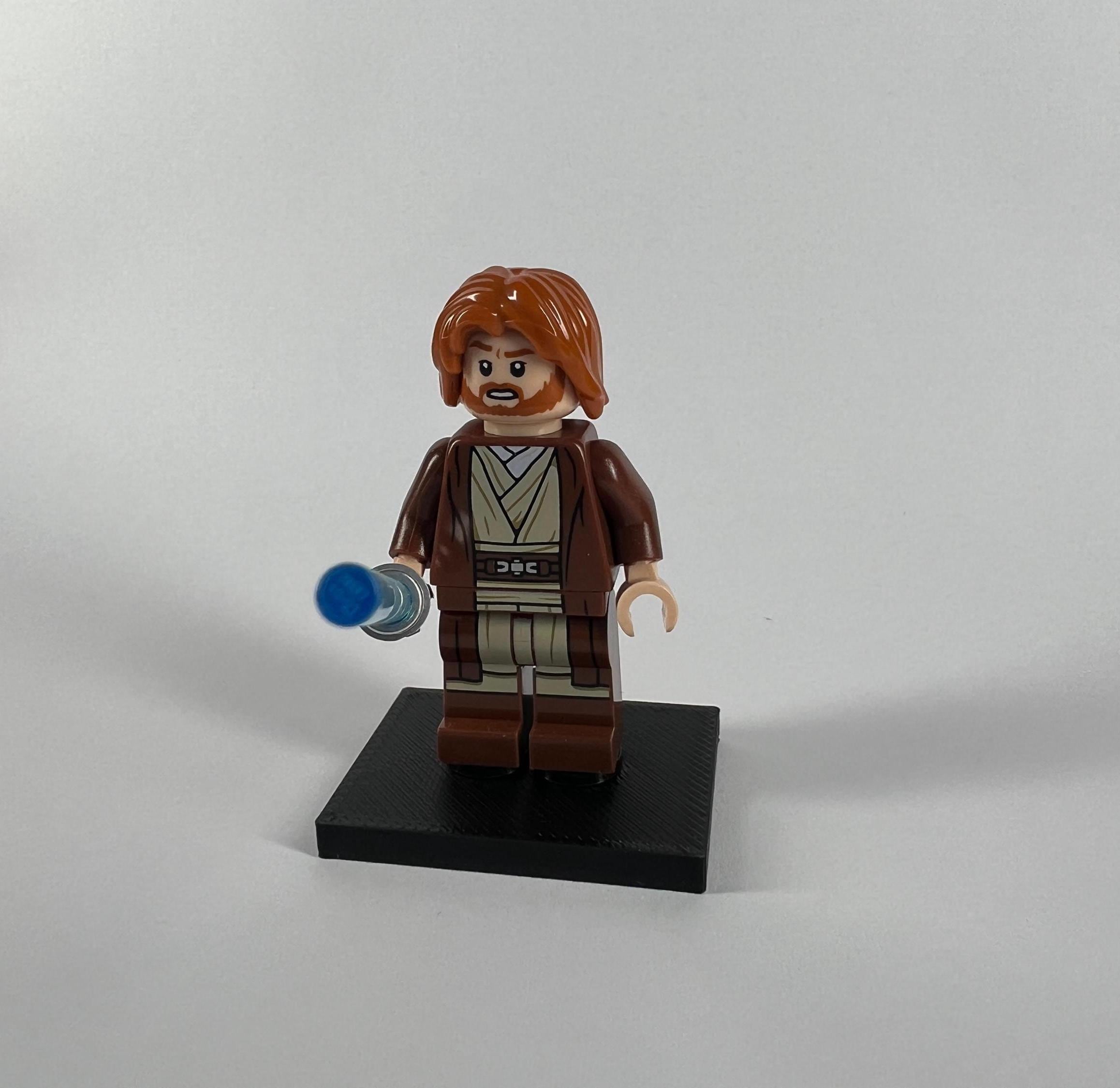 10 Pcs. Custom LEGO Minifigure Display Stand – 3D Printed Base Plate ...