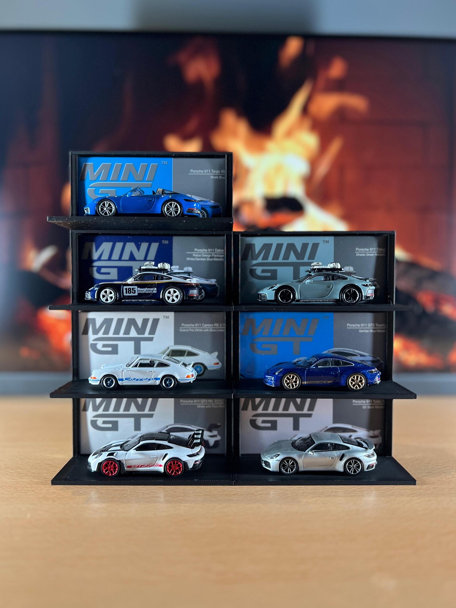 4 Pcs. Magnetic Stand 1/64 Mini GT, Hot Wheels, Matchbox & Diecast Car ...