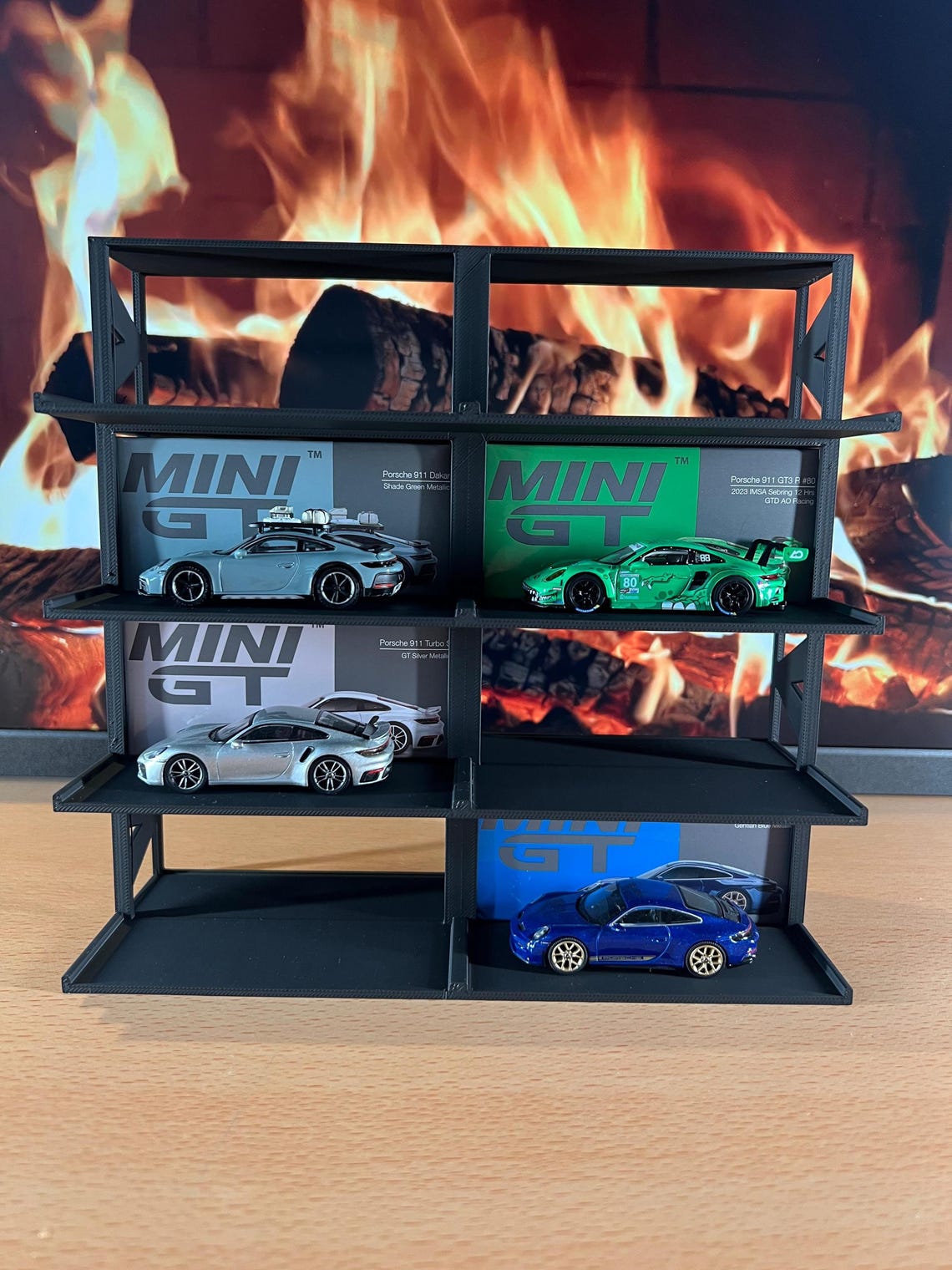 Mini GT 1/64 Scale Display Stand STL File – 8 Car Slots (digital ...