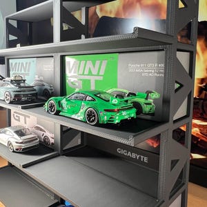 Mini GT 1/64 Scale Display Stand STL File – 8 Car Slots (digital ...