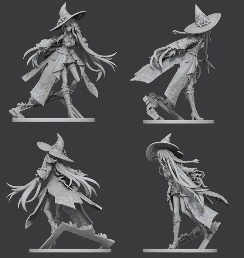 Herta From Honkai Star Rail - STL Model for Resin Printer Figure 3D ...