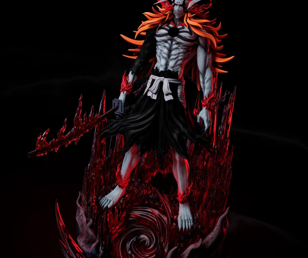 Ichigo From Bleach - STL Model for Resin Printer Figure 3D Printing ...