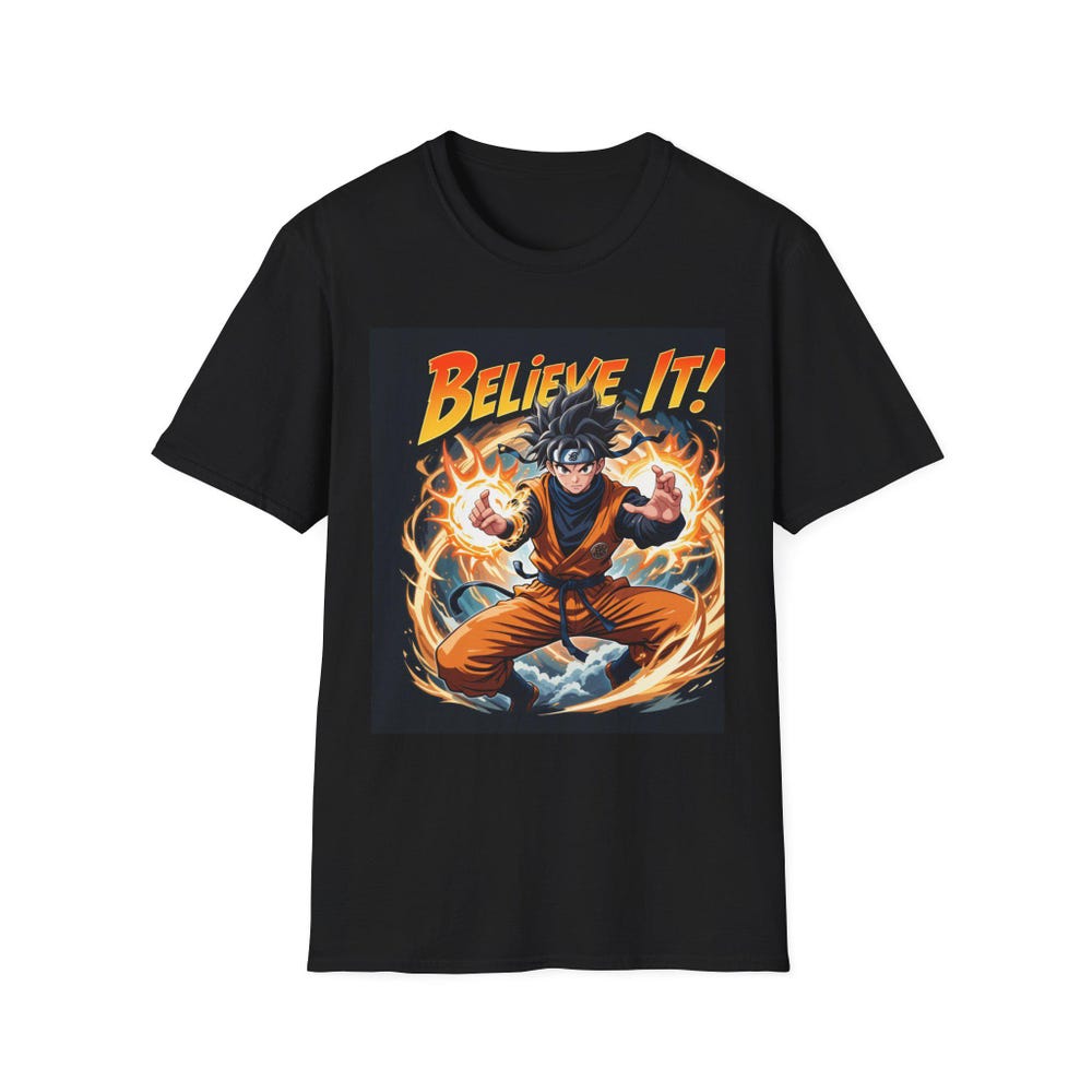 Naruto Anime Ninja Softstyle Tee | Dynamic Jutsu Design Shirt For Bold ...