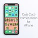 Cute Cacti Happy iPhone Lock Screen Home Screen Wallpaper Download Fun ...
