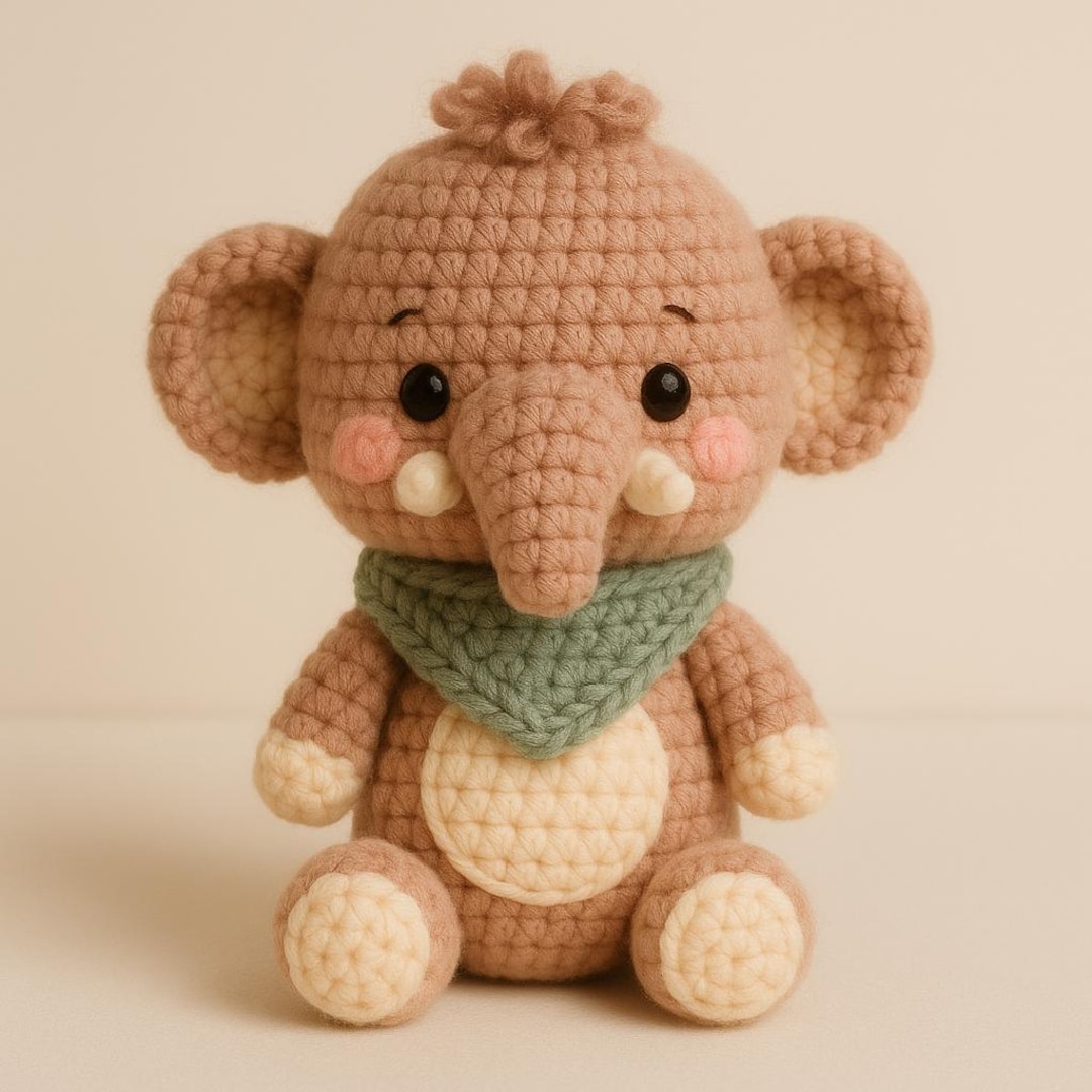 Mammut Amigurumi Crochet Pattern – Cute Plush Toy PDF – Boho Minimal ...