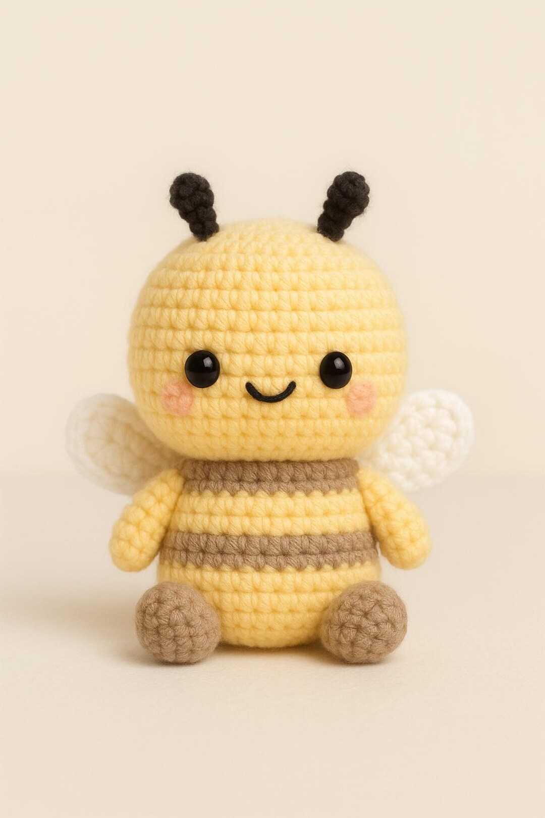 CROCHET PATTERN Bee, Kawaii AMIGURUMI Plus, Cute Pdf Tutorial, Spring ...