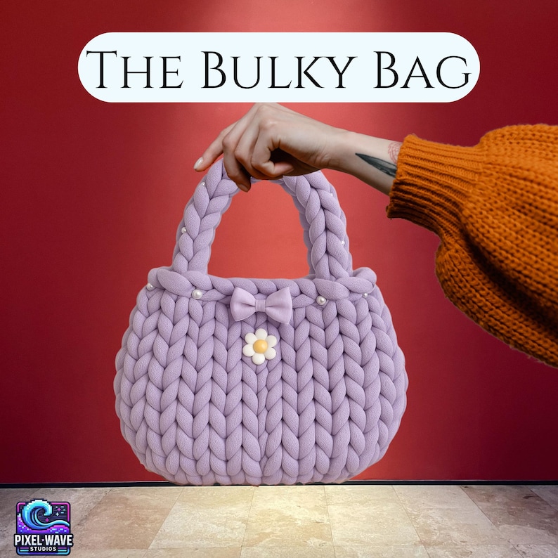 Bulky Bag Crochet Pattern PDF, Oversized Tote, Beginner Friendly ...