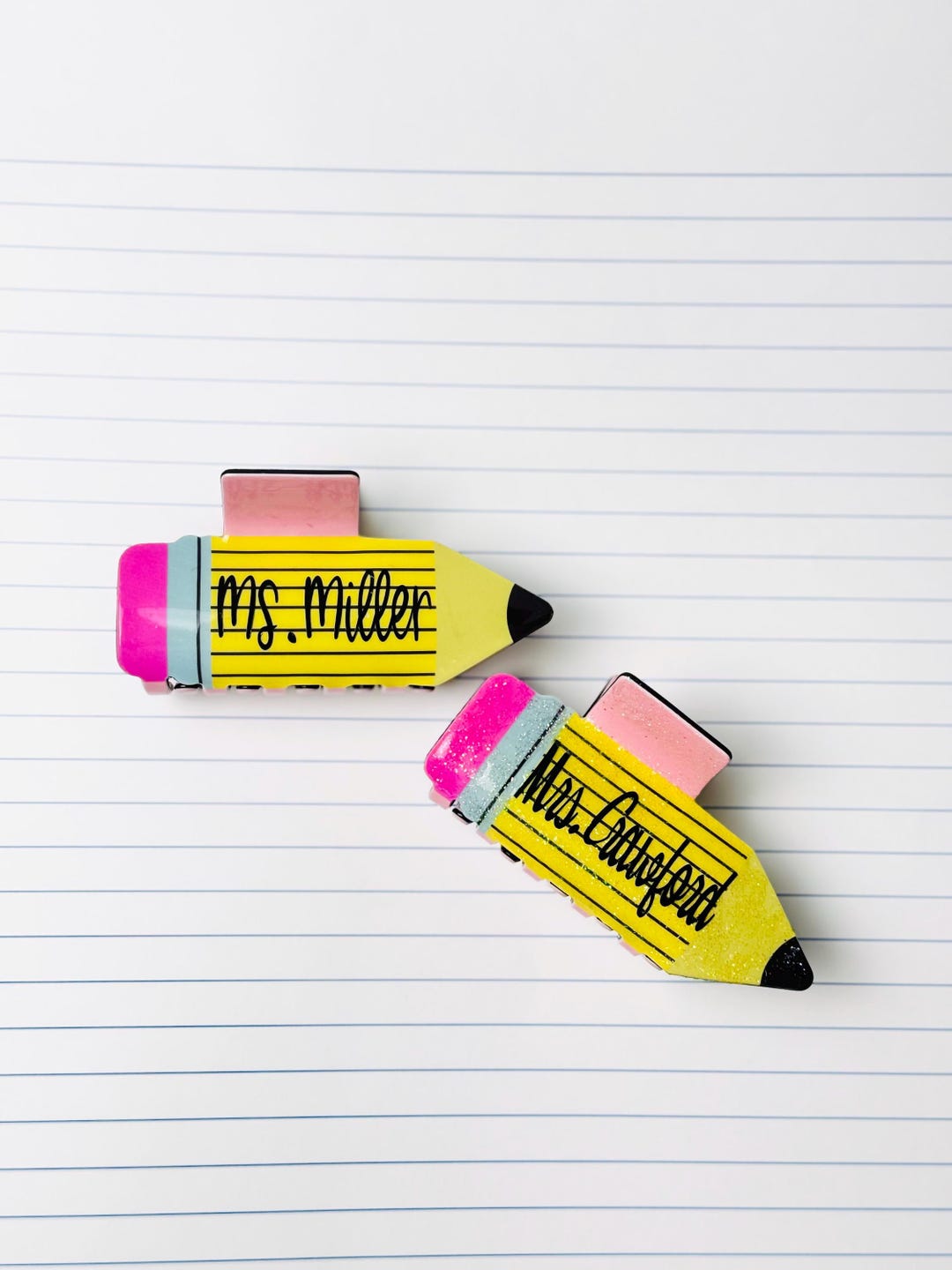 Teacher Appreciation Hair Claw Clip for Teacher for New Teacher Hair ...