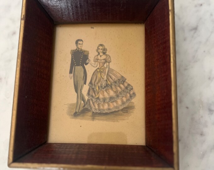 Vintage Stan David Framed Print - 1930s - Etsy