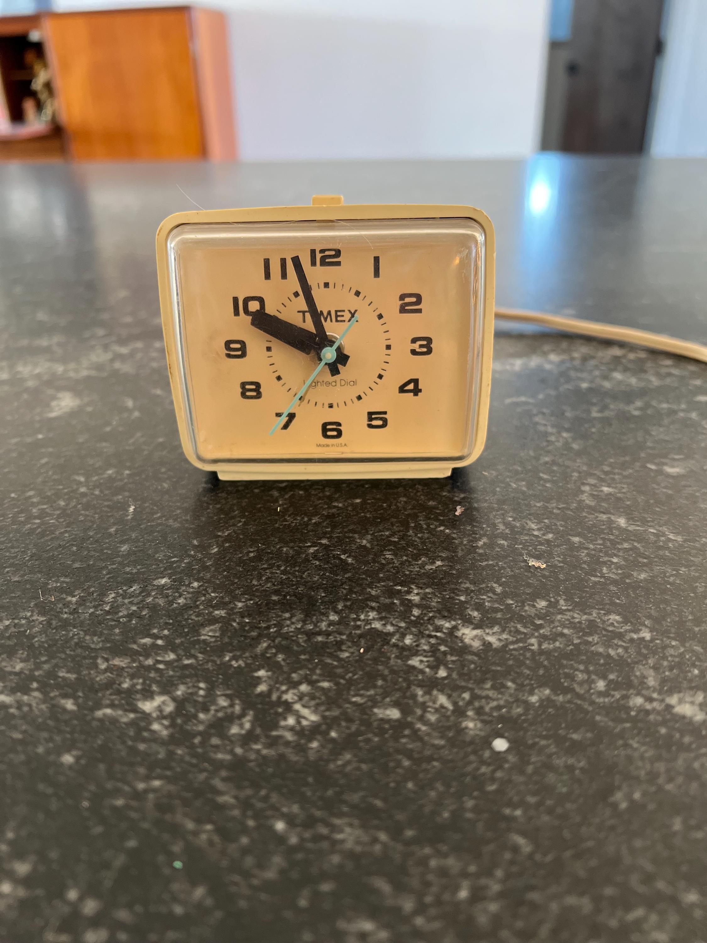 Vintage Timex Electric Table Top Alarm Clock Still Works - Etsy