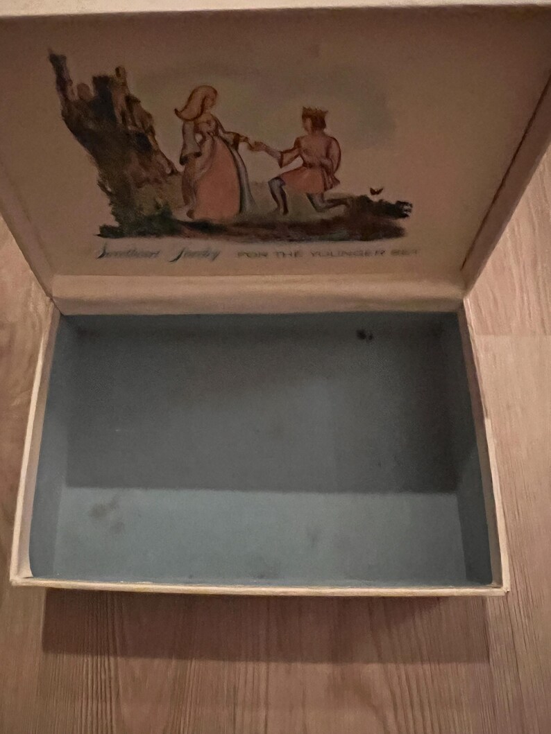 Vintage Edwardian Sewing Box - Etsy