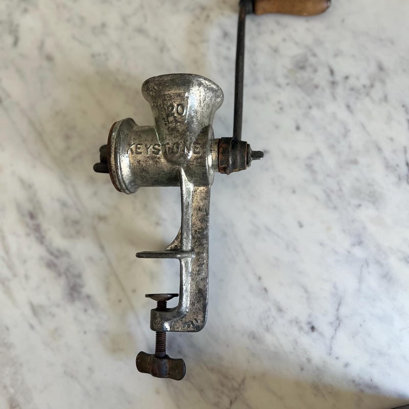 Vintage Meat Grinder - Etsy