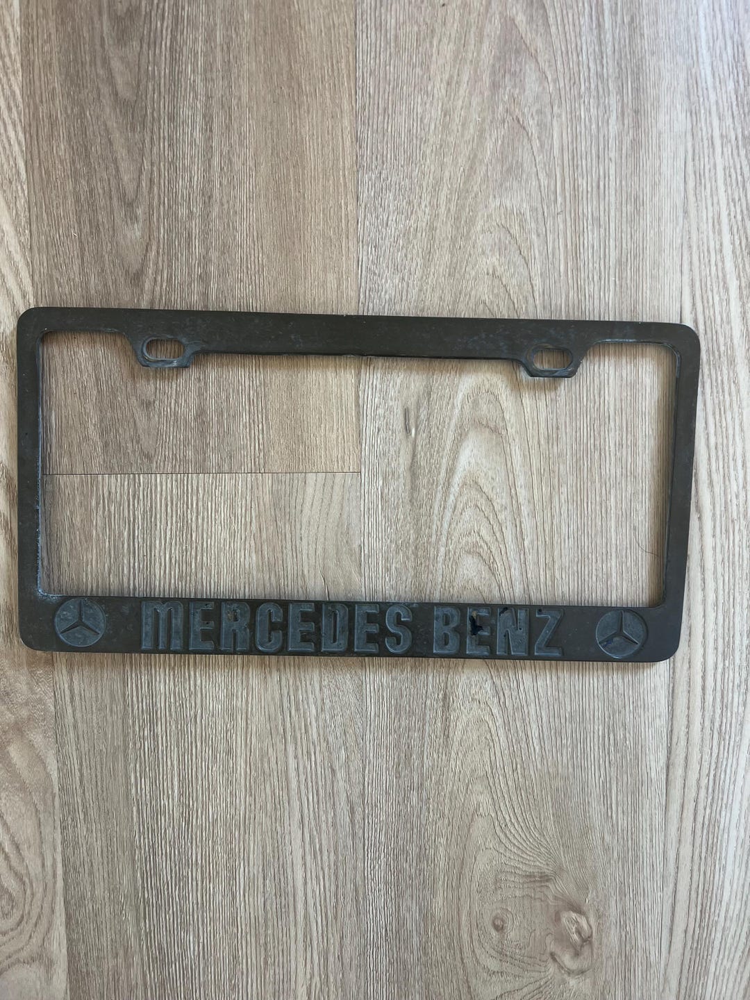 Vintage Mercedes Benz License Plate Frame - Etsy