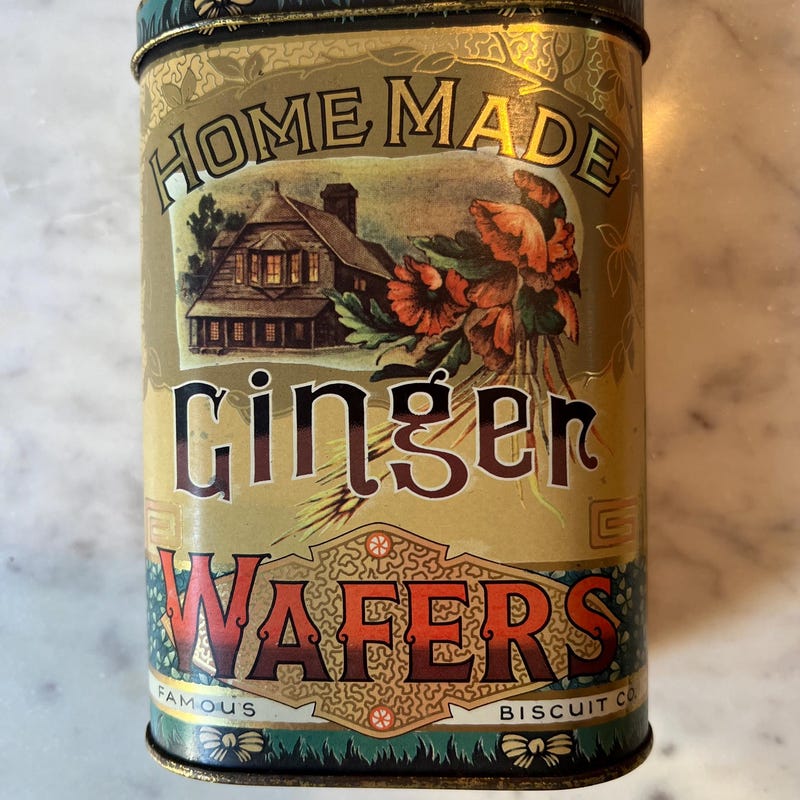 Ginger Wafers Tin - Etsy