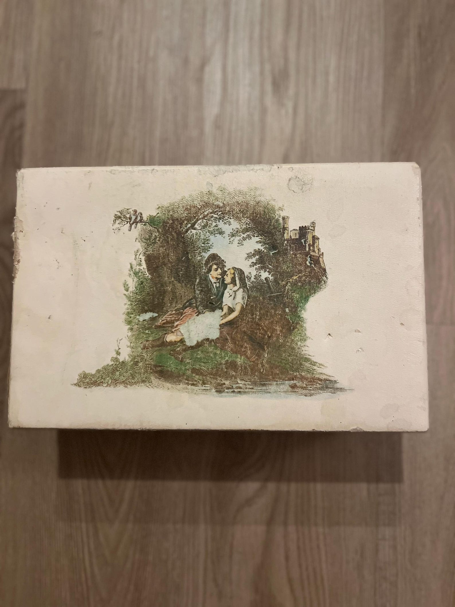 Vintage Edwardian Sewing Box - Etsy