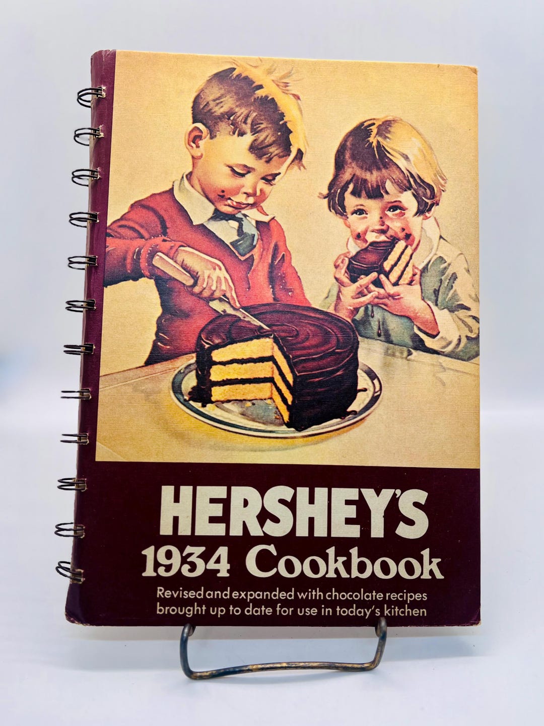 Vintage Hershey's 1934 Spiralbound Cookbook - Etsy