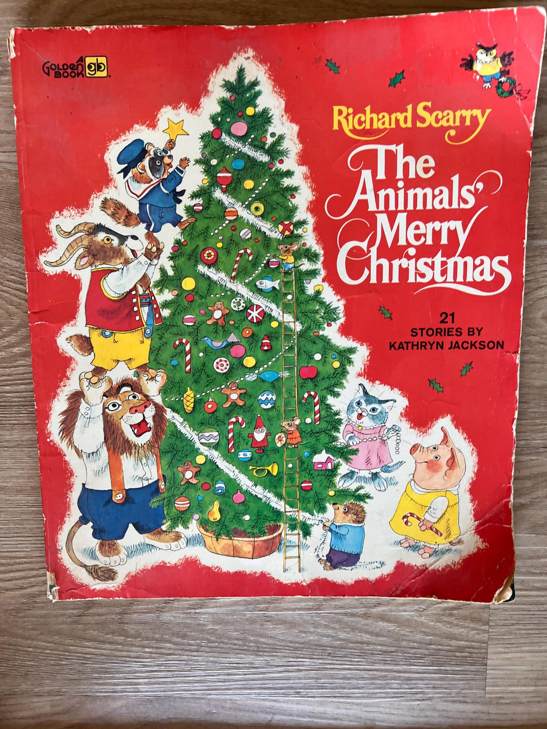 Vintage Richard Scarry the Animals Merry Christmas Golden Book - Etsy