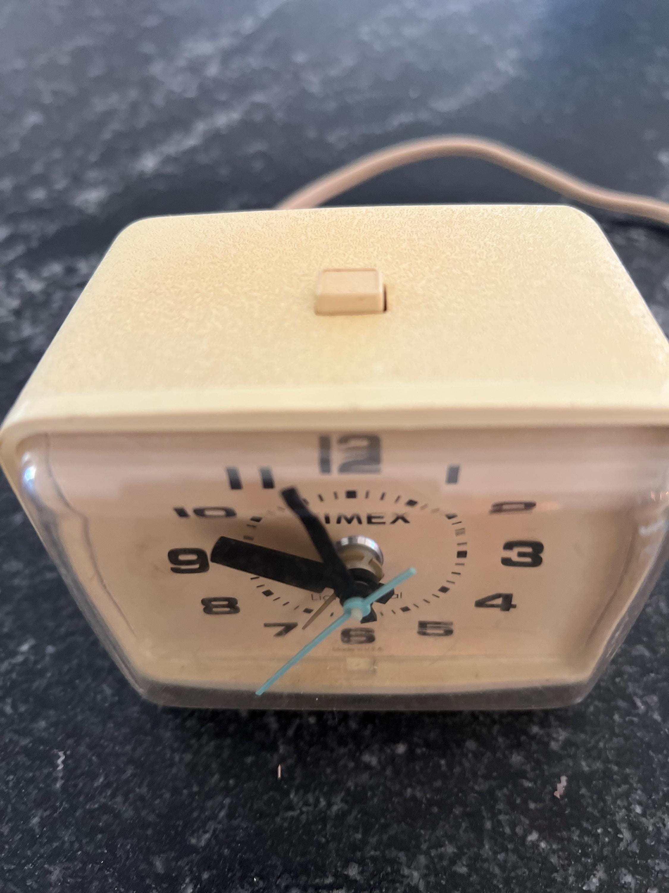 Vintage Timex Electric Table Top Alarm Clock Still Works - Etsy