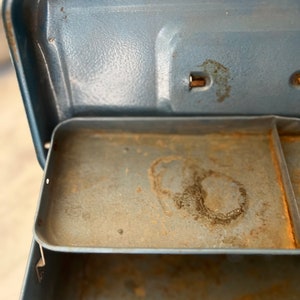 Vintage Union Chest Blue Tackle Box - Etsy