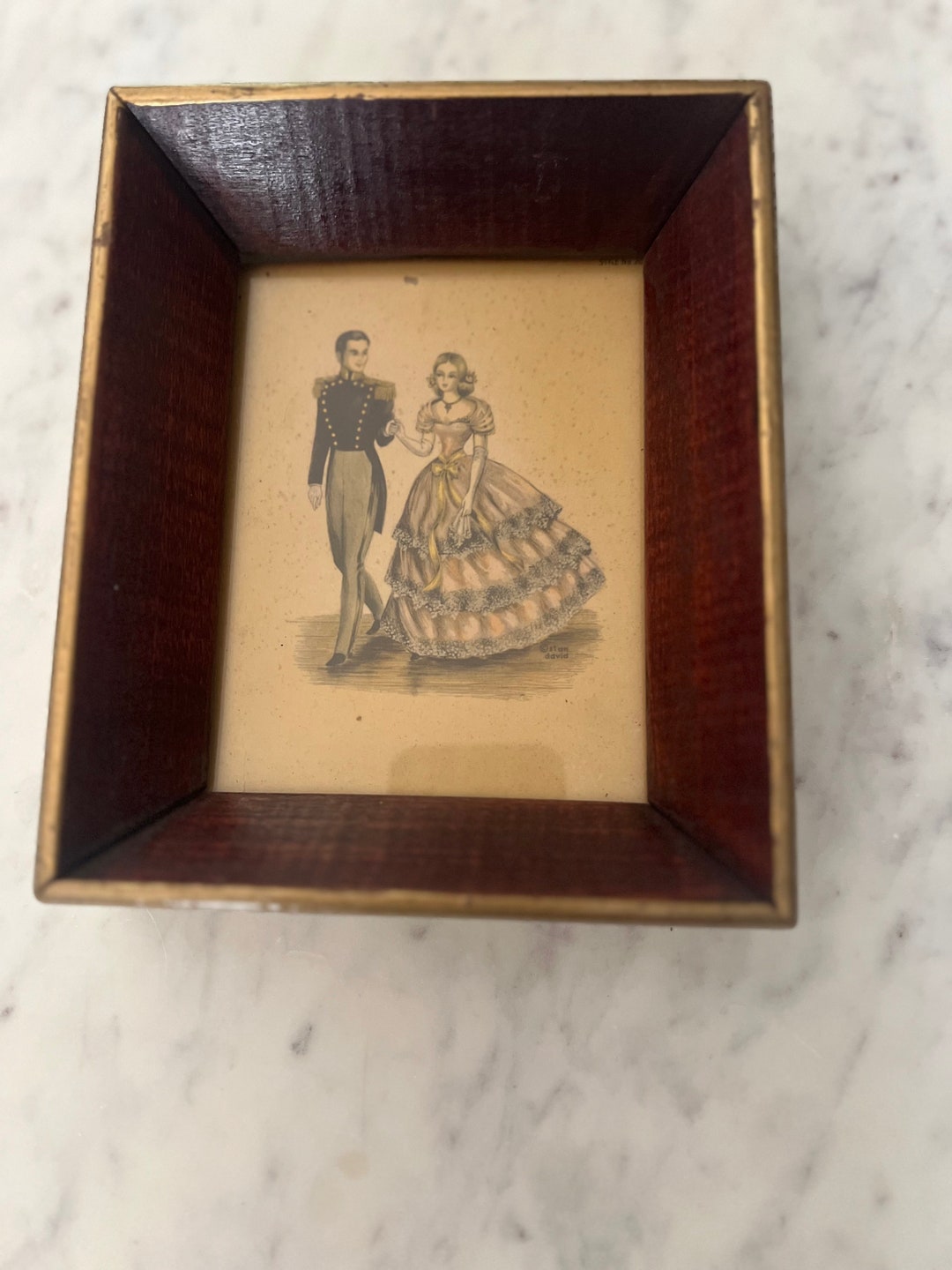 Vintage Stan David Framed Print - 1930s - Etsy