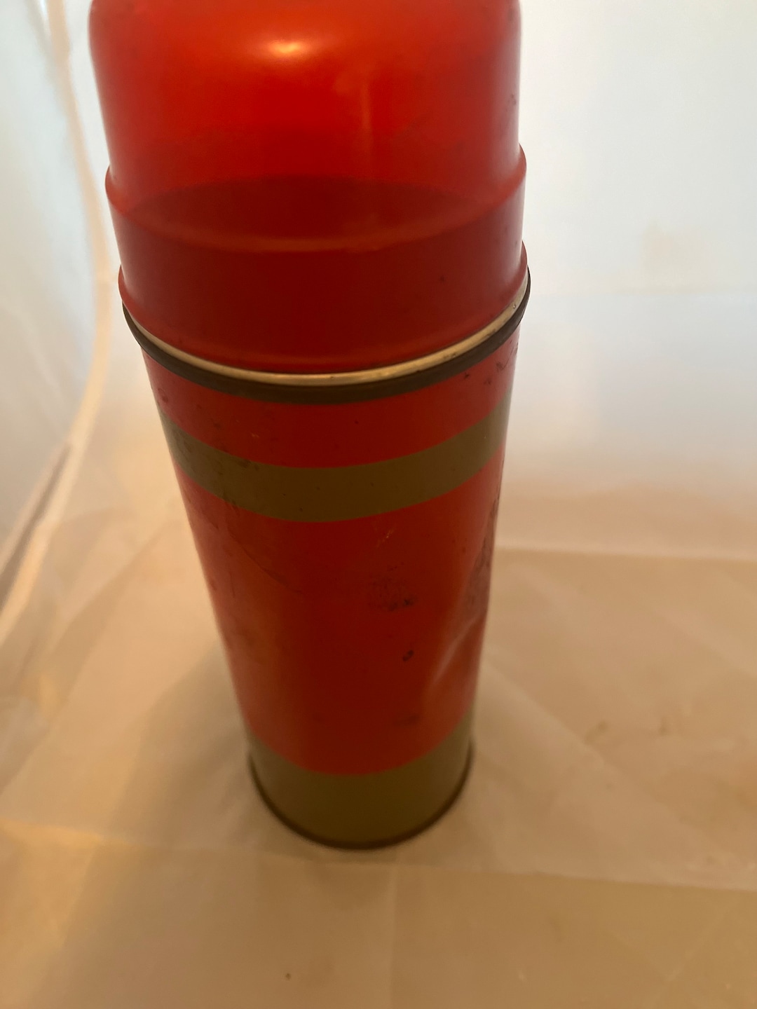Vintage Red Aladdin Thermos With Liner and Cork Stopper 1950s - Etsy