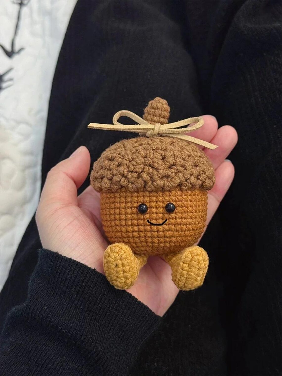Jellycat Inspired Acorn Crochet Pattern DIY Knitted Plush Toy Tutorial ...