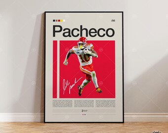 Isiah Pacheco Poster - Etsy