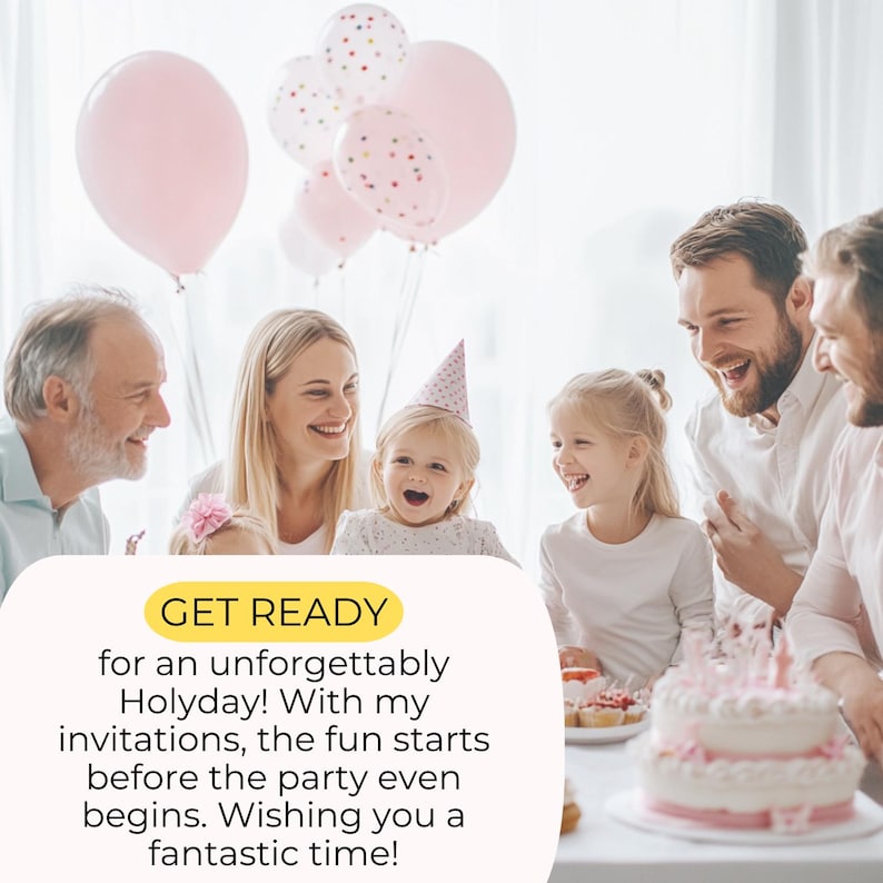 Editable Labubu Pool Party Invitation for Girls | Pink and Brown ...