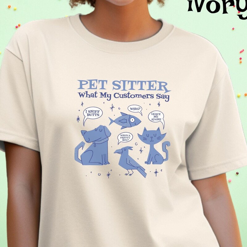 Pet Sitter T Shirt - Etsy
