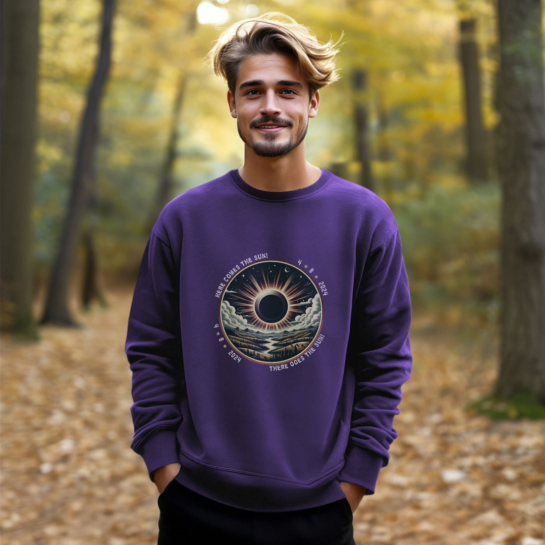Total Solar Eclipse Shirt, Trendy 2024 Solar Eclipse Sweatshirt, Sun ...