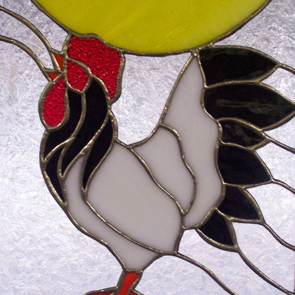 Chicken Stained Glass - Etsy