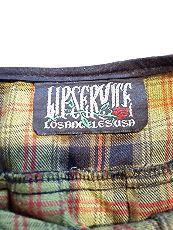 Vintage Highly Sought After Lip Service Plaid Green B… - Gem