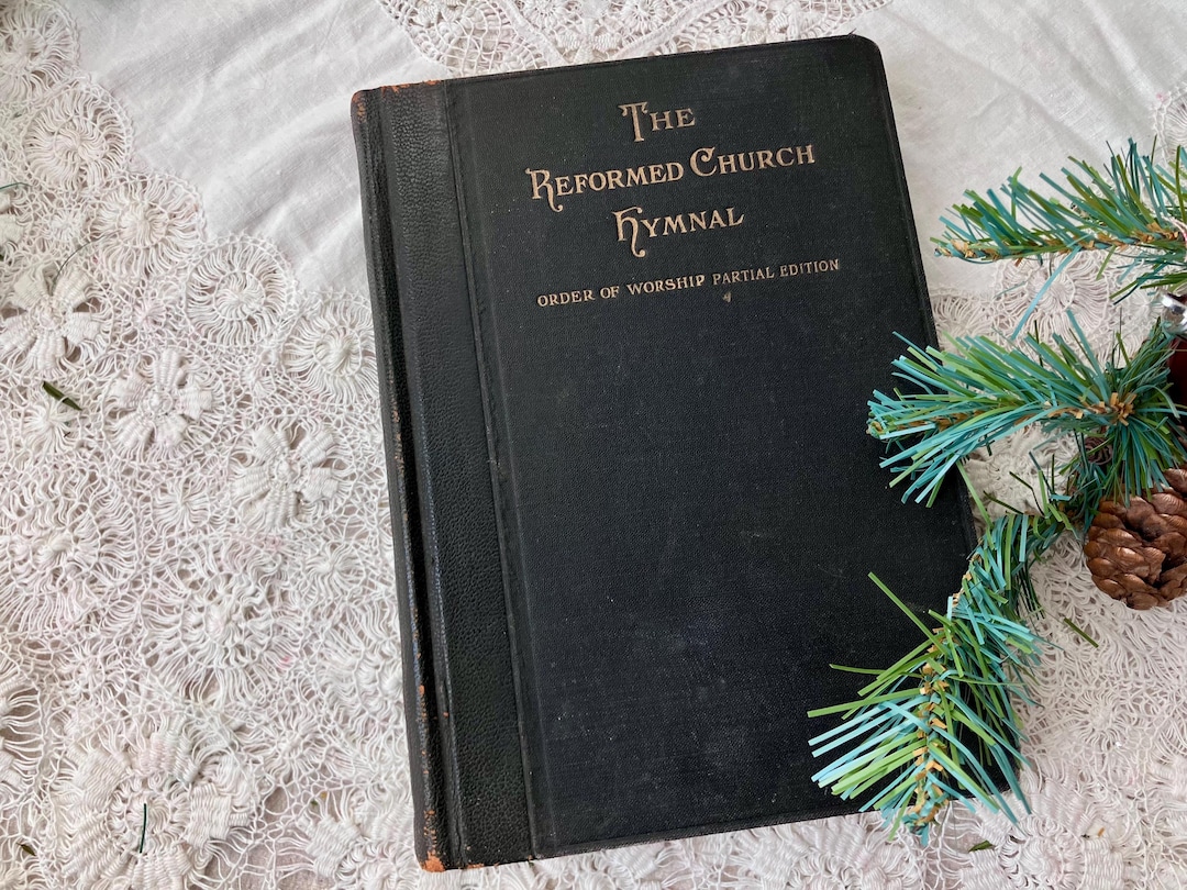 Reformed Church Hymnal Shaped Notes Gilt Page Edges Black Cover Order ...