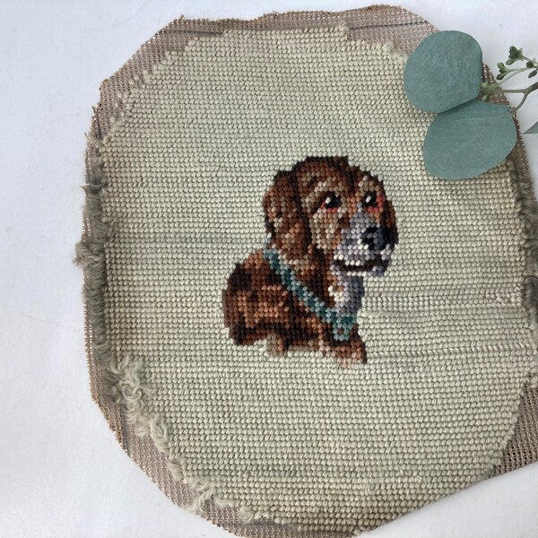 Dog Needlepoint - Etsy