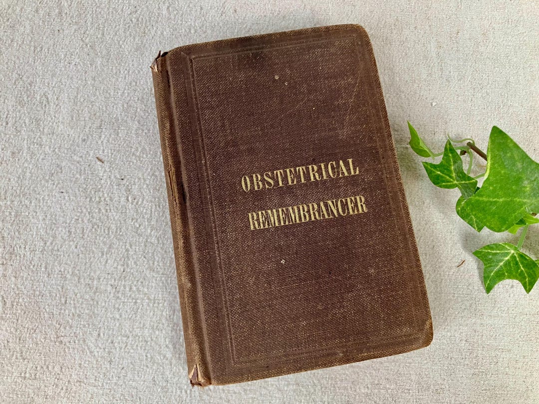 Medical Obstetrics Book Obstetrical Remembrancer Pocket Size 1800s ...
