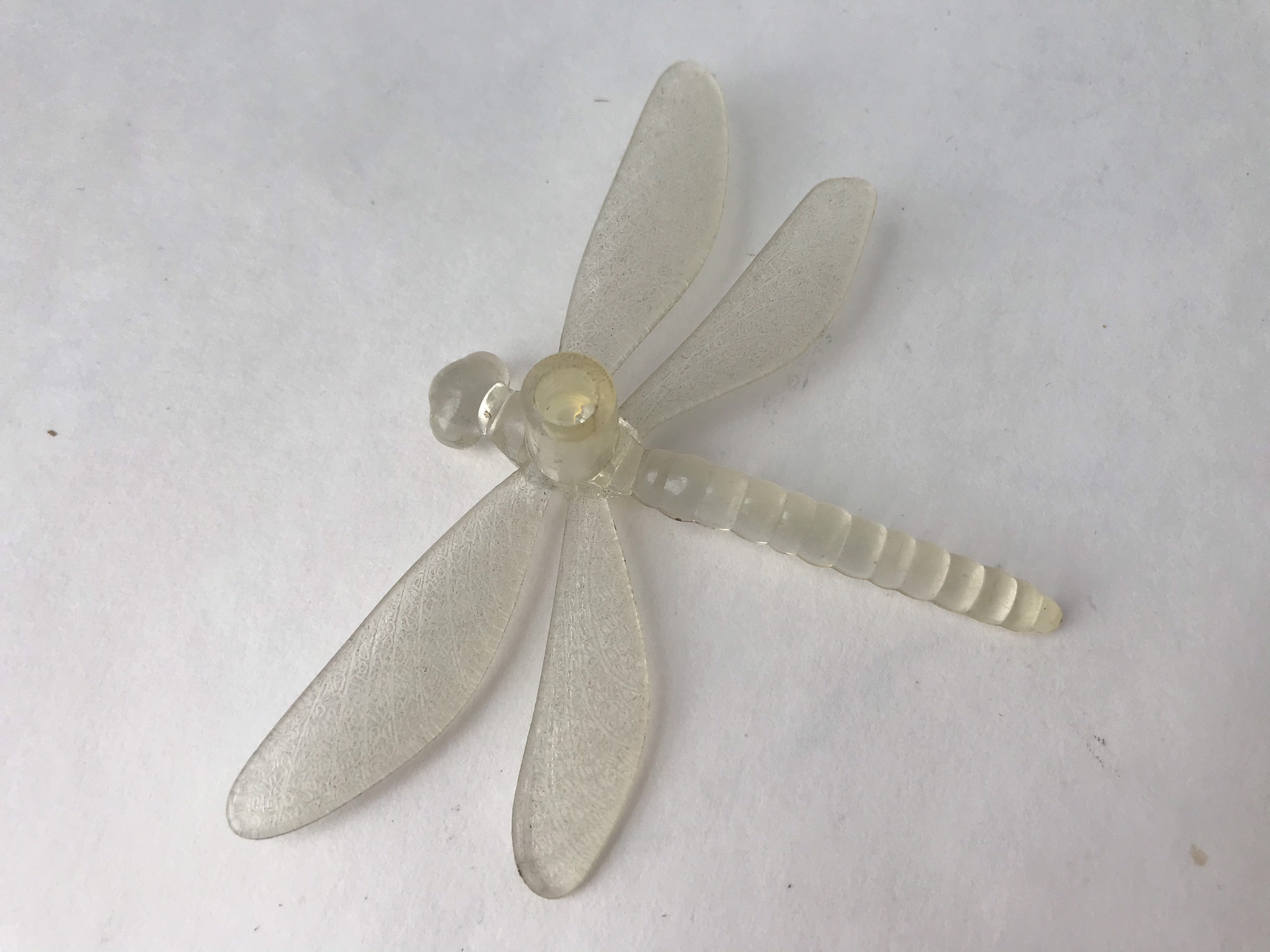 7 Clear Plastic Dragonflies Crafts Supplies 3 1/2 Garden Art | Etsy