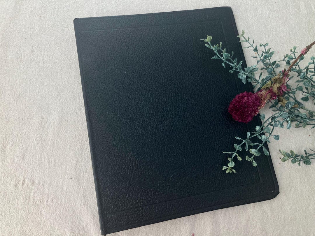 Black Notebook Binder 2 Ring Metal 9x11" Vernon Royal Line W/ Lined ...
