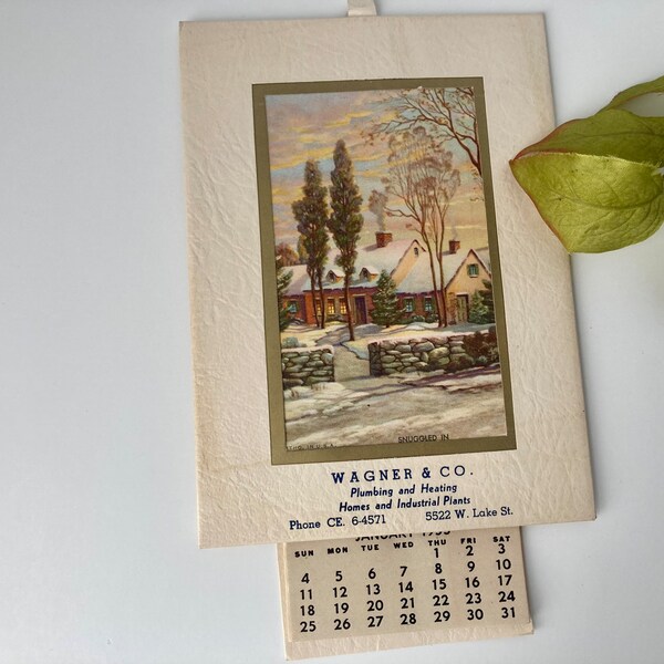 1952 Calendar - Etsy
