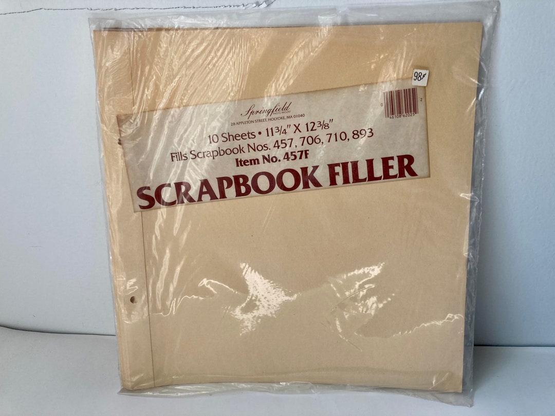 Refill Scrapbook Pages 10 Sheets 11 3/4 X 12 3/8 Unused Replacement ...