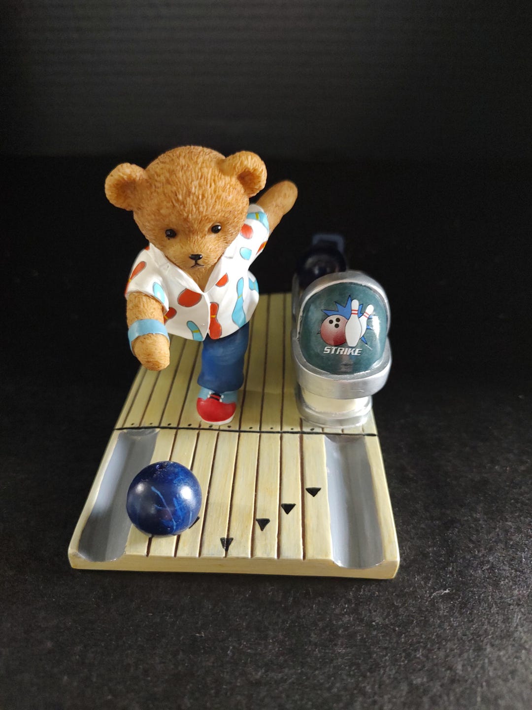 Teddy Lanes Bowling Bear - Etsy