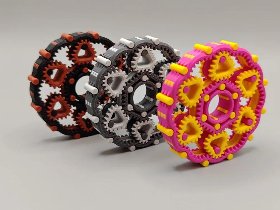 Geometric Planetary Gears Fidget Spinner - Etsy