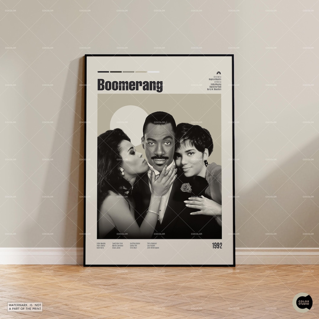 Boomerang, Retro Movie Poster, Midcentury Modern, Retro Tv Show Poster ...